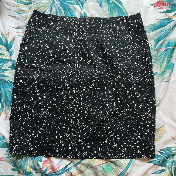 kate spade | Skirts | Kate Spade Saturday Paint Splatter Pencil Skirt ...